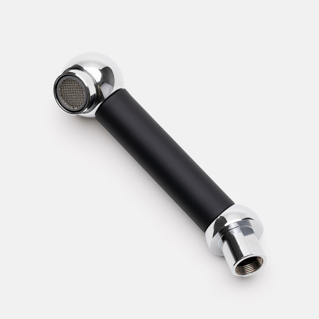 Duschmunstycke, Brass Exclusive, utan slang, silver | Gocciani