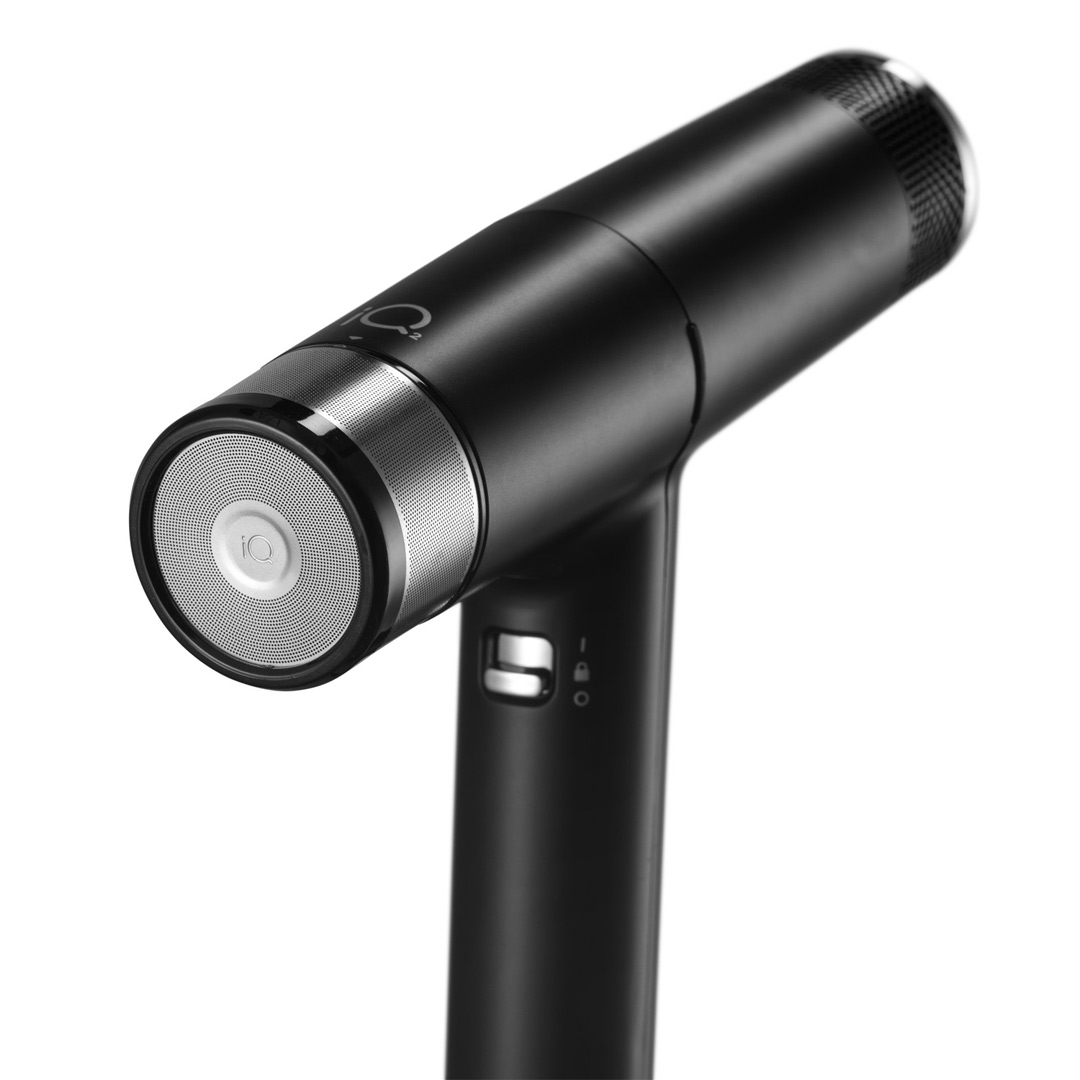 GA.MA IQ2 Compact Hair Dryer, Black | Gocciani