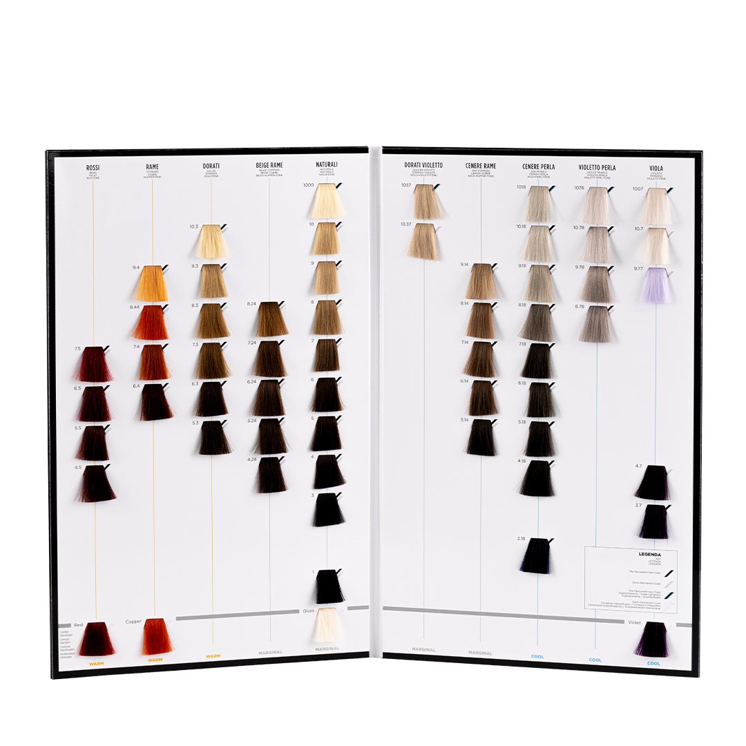 Actyva Coloro Color Chart 2023 | Gocciani